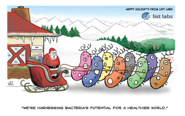 Lighten Up with List Labs' Original Bacterial Therapy Cartoons